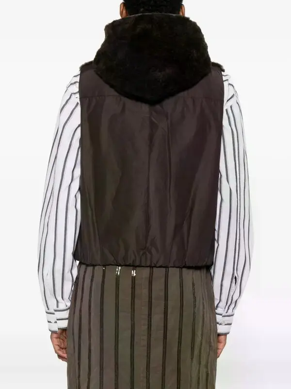 Brunello Cucinelli Hooded Faux-fur Gilet