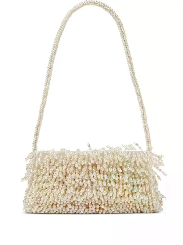 VANINA Cascade De Caresses Beaded-fringe Bag