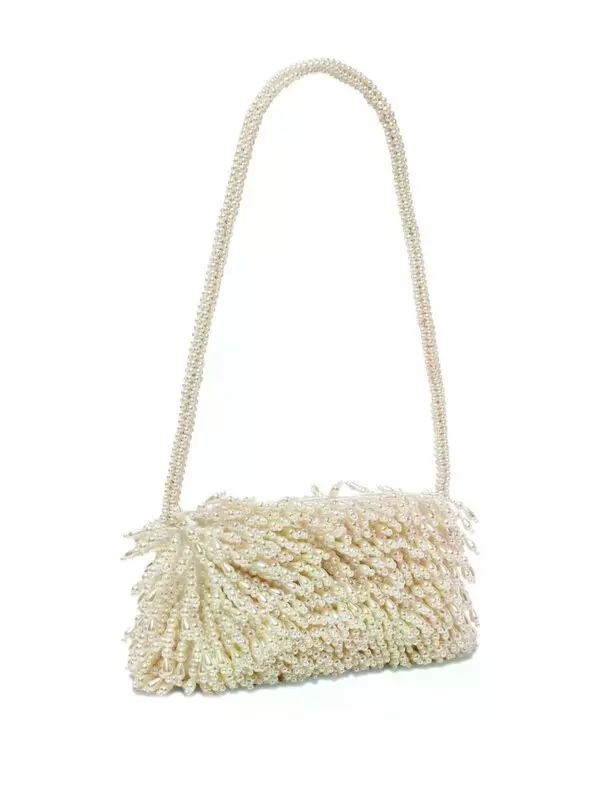 VANINA Cascade De Caresses Beaded-fringe Bag