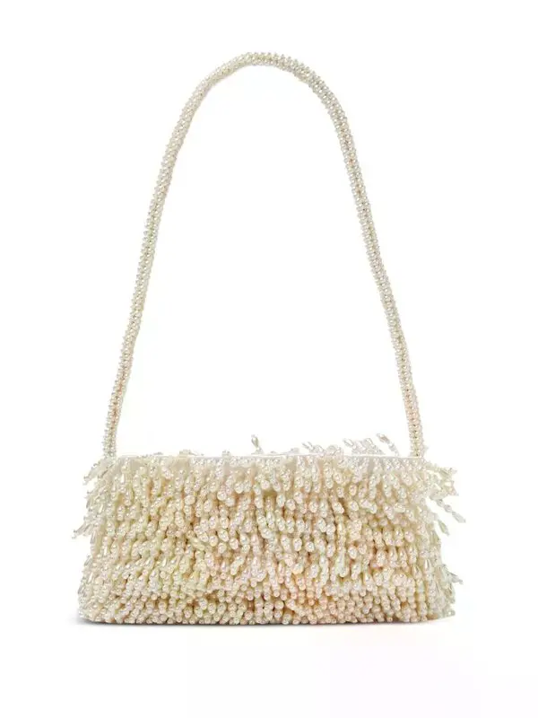 VANINA Cascade De Caresses Beaded-fringe Bag