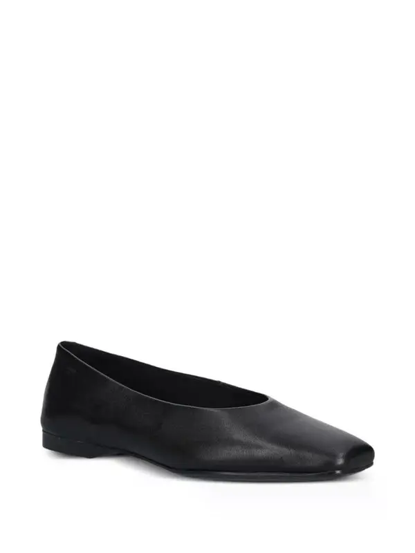 VAGABOND SHOEMAKERS Delia Square-toe Leather Ballet Flats