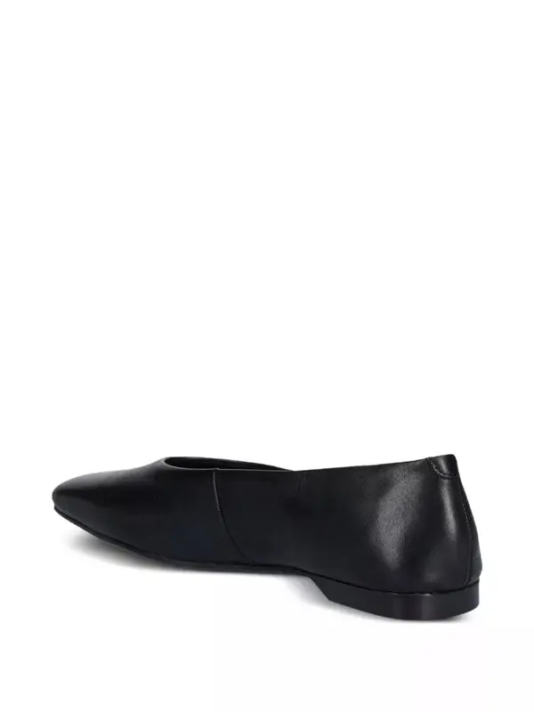 VAGABOND SHOEMAKERS Delia Square-toe Leather Ballet Flats
