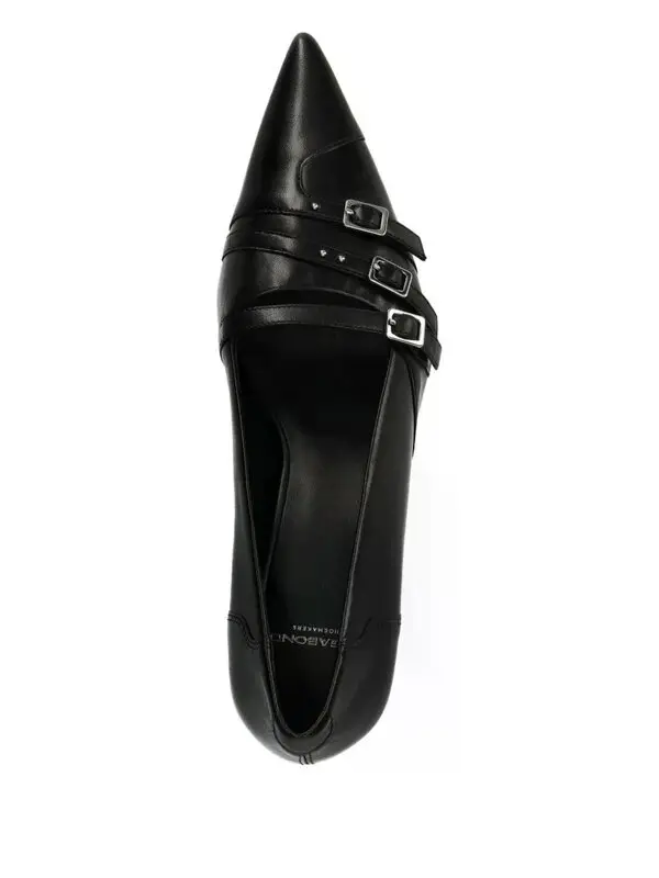 VAGABOND SHOEMAKERS 47mm Lykke Buckle-detail Pumps - Black