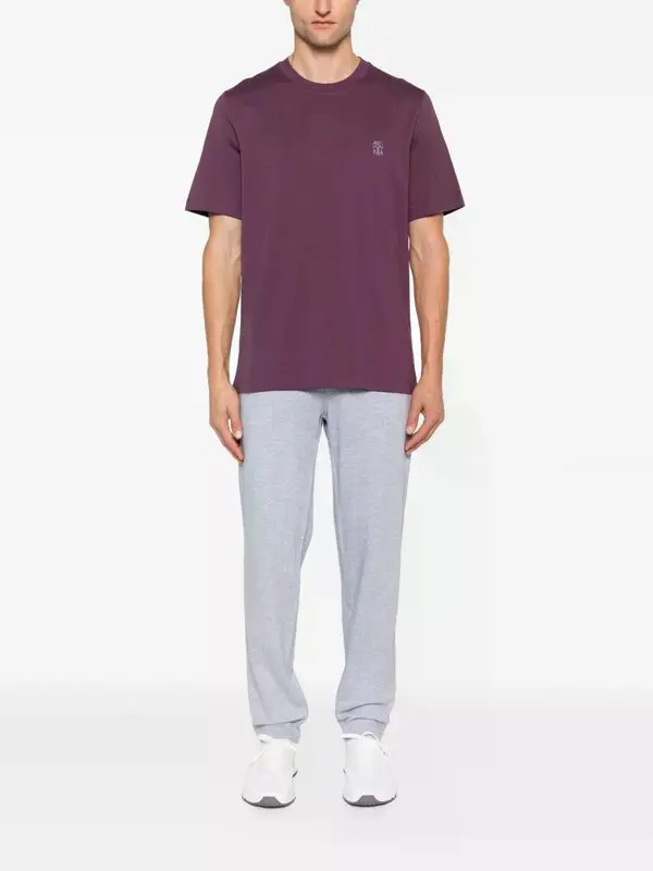 Brunello Cucinelli Drawstring Cotton Track Pants