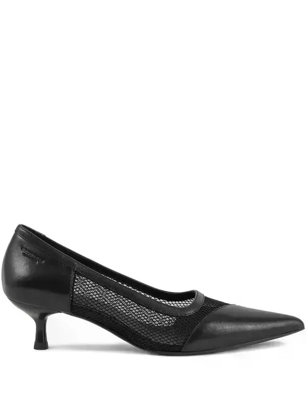 VAGABOND SHOEMAKERS 47mm Lykke Leather Mesh Pumps