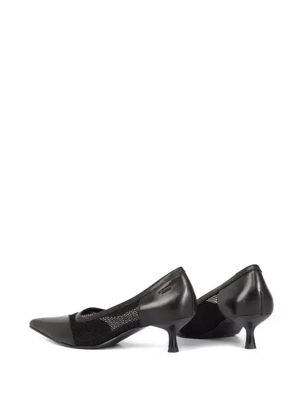 VAGABOND SHOEMAKERS 47mm Lykke Leather Mesh Pumps