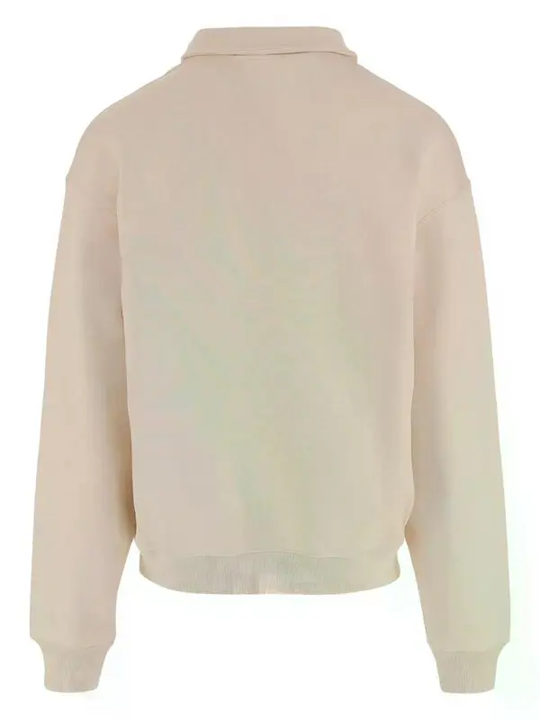 Jacquemus Grosgrain High-collar Logo Sweatshirt - Neutrals