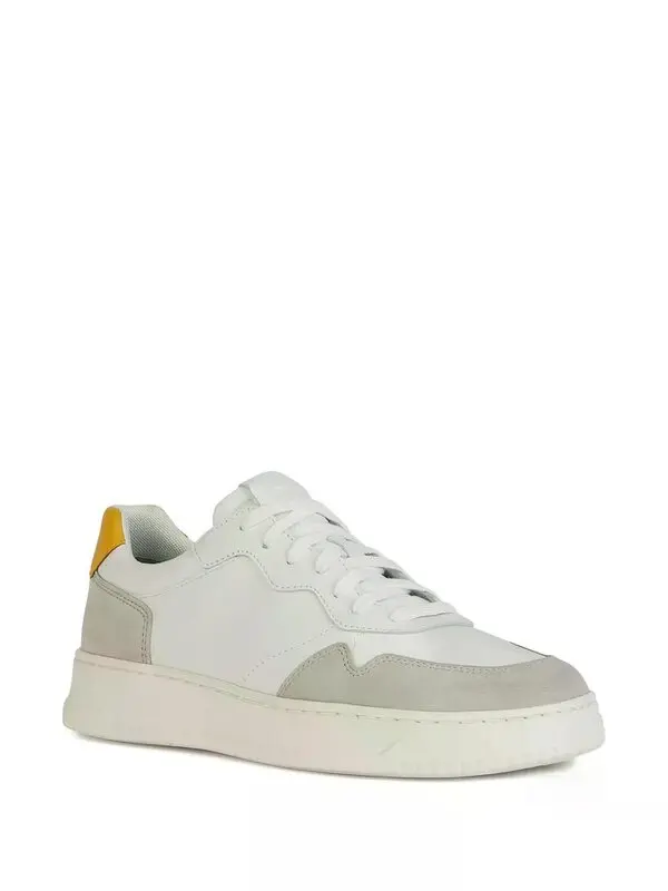 Geox Arvier Suede Leather Panel Sneakers