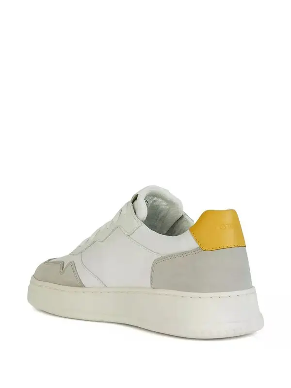 Geox Arvier Suede Leather Panel Sneakers