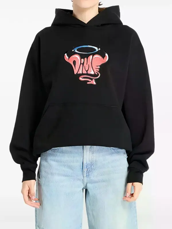 DIME Logo-embroidered Hoodie