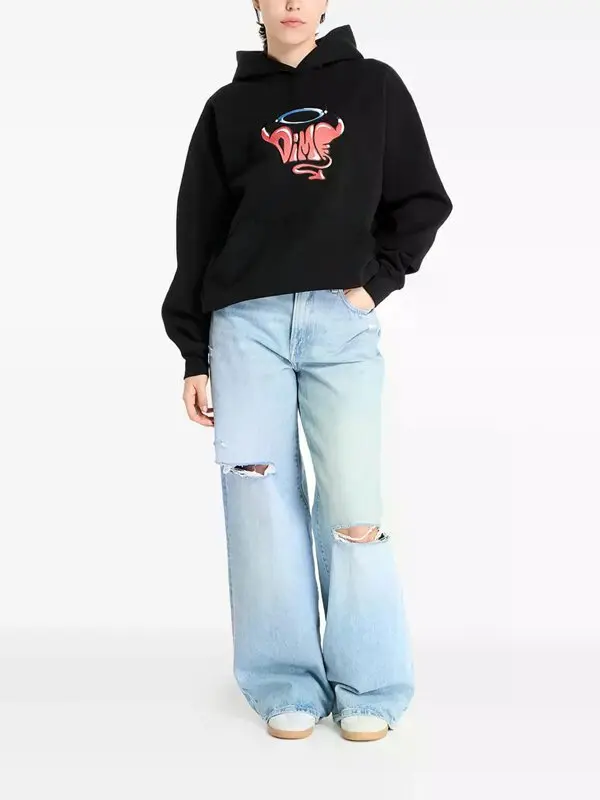 DIME Logo-embroidered Hoodie