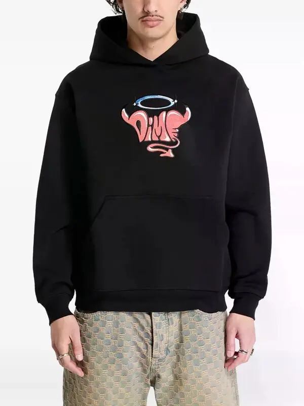 DIME Logo-embroidered Hoodie