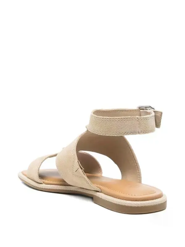 UGG Delray R 2.400 Ankle-strap Suede Sandals - Neutrals