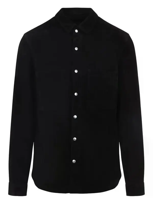 Rick Owens Button-fastening Suede Shirt