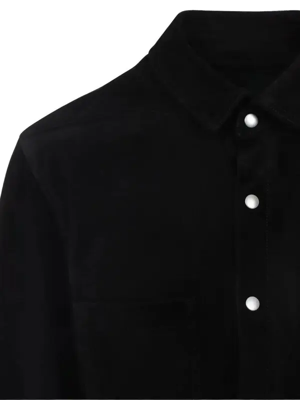 Rick Owens Button-fastening Suede Shirt