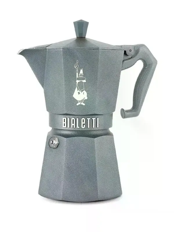 BIALETTI Steel Coffee Pot - Silver