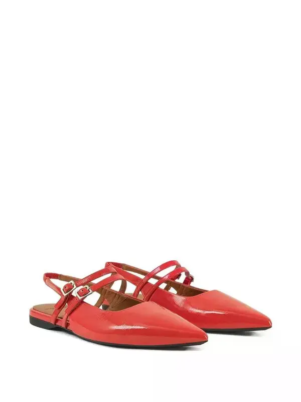 VAGABOND SHOEMAKERS Hermine Patent Leather Slingback Ballet Flats