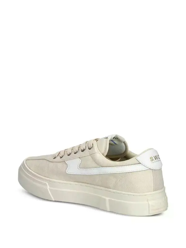 S.W.C STEPNEY WORKERS CLUB Dellow S-strike Canvas Trainers - Neutrals