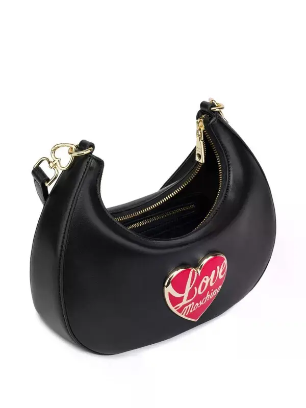 Moschino Heart-plaque Shoulder Bag