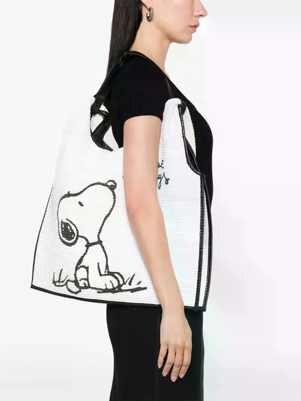 Anita Bilardi X Peanuts™ Picasso Tote Bag In White - 15% Off 