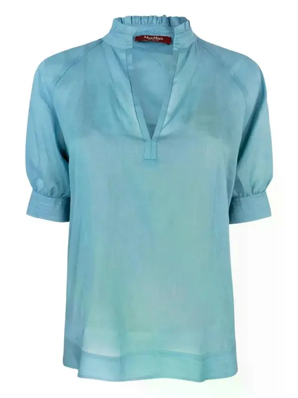 Max Mara Puffed-sleeve Top