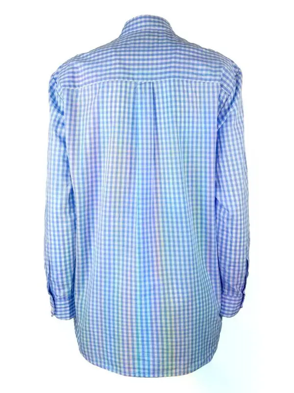 MC2 SAINT BARTH Gingham Embroidered Shirt