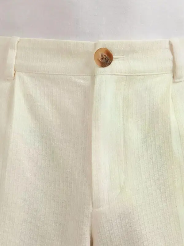 CHE Pleated Cotton Shorts