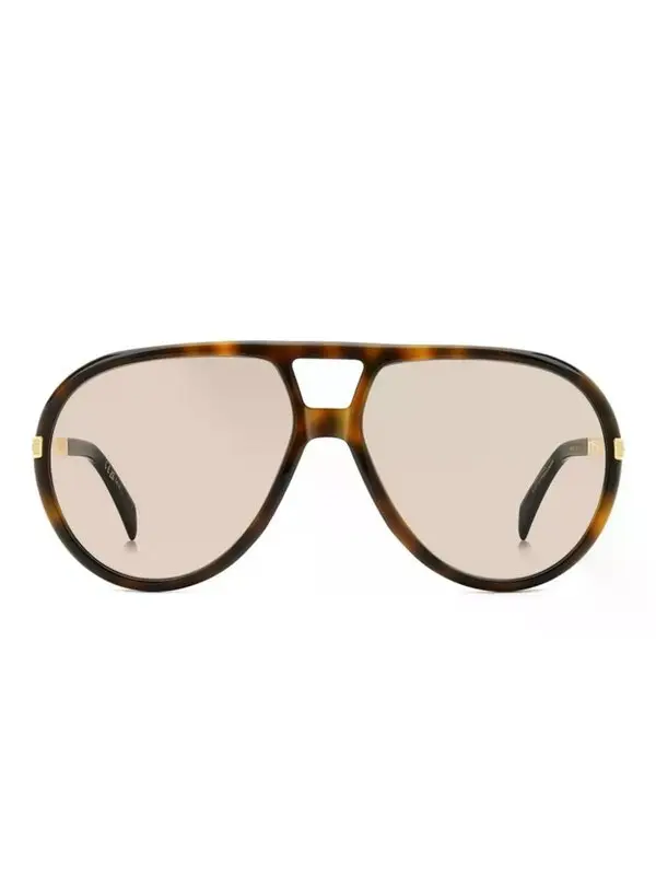 DB EYEWEAR BY DAVID BECKHAM Pilot-frame Sunglasses - Brown