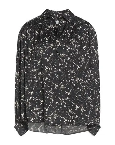 OTTOD'AME Multicolor Satin Long Sleeve Shirt