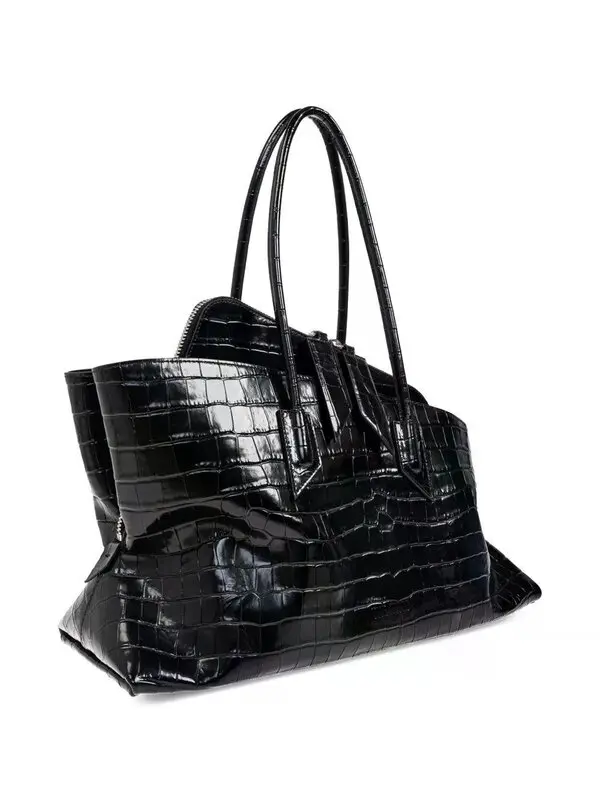Attico Crocodile-effect Tote Bag