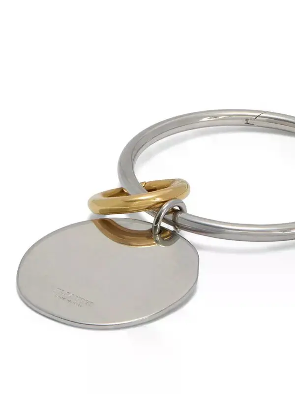 JIL SANDER Two-tone Circular Keyring