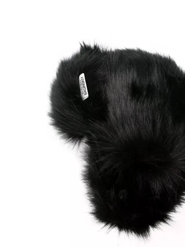 Ruslan Baginskiy Faux-fur Ear Hat - Black