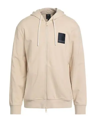 Armani Exchange Cotton Elastane Sweatshirt - Cream