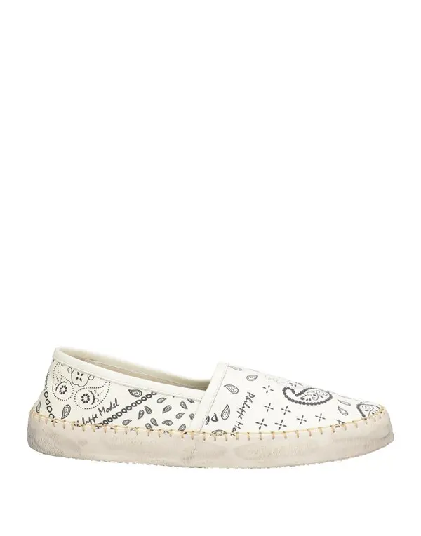 Philippe Model Cream Leather Paisley-print Sneakers