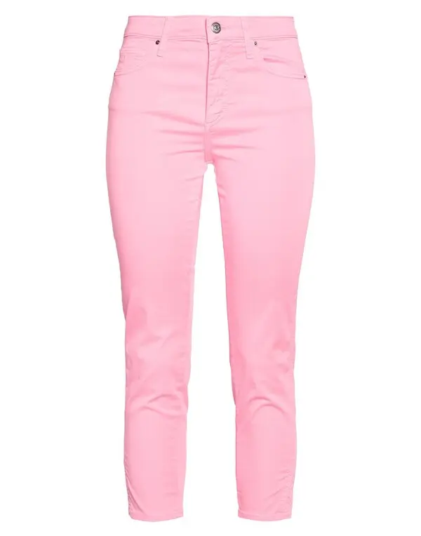 Armani Exchange Cotton Elastane Tapered Pants - Pink