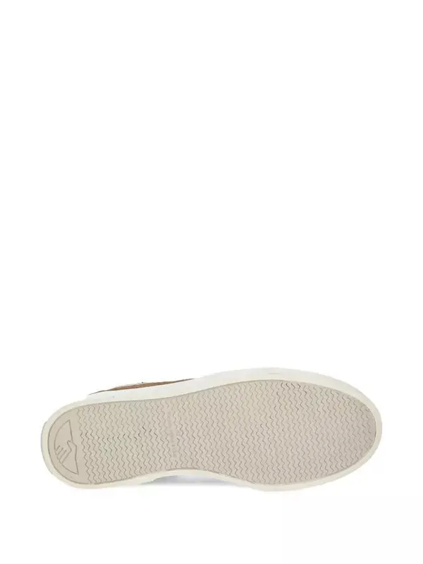 S.W.C STEPNEY WORKERS CLUB S-strike Suede Panelled Trainers - Brown