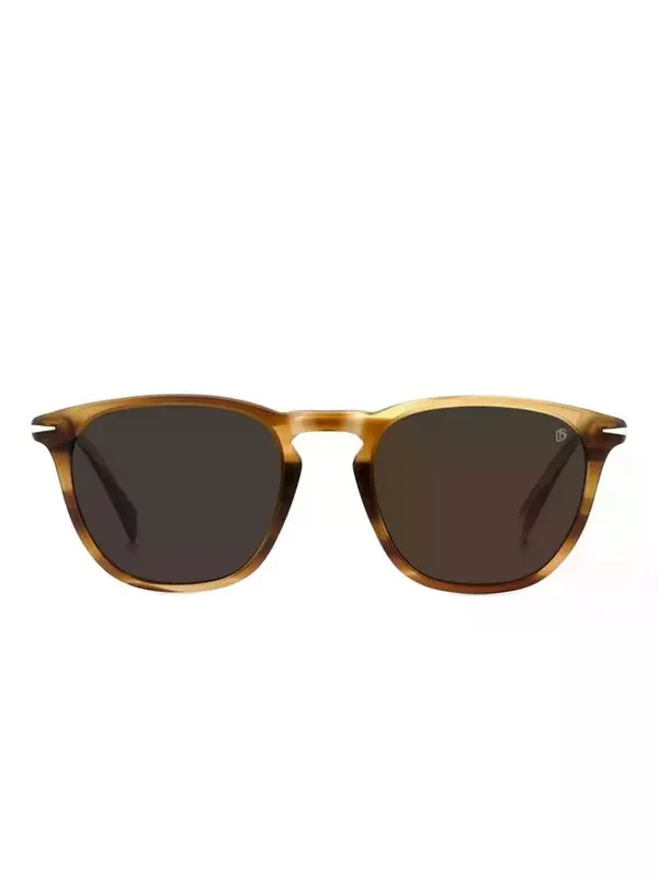 DB EYEWEAR BY DAVID BECKHAM Square-frame Sunglasses - Brown