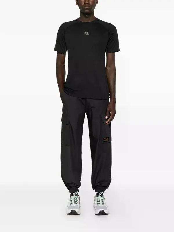 Champion Logo-patch Cargo Trousers - Blue