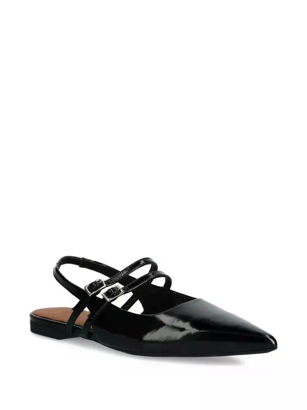VAGABOND SHOEMAKERS Hermine Patent Leather Ballet Flats - Black