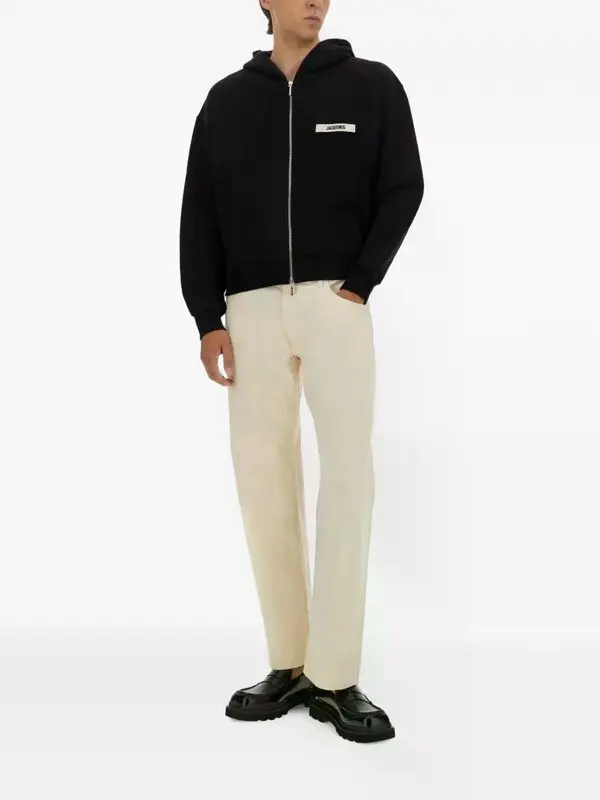 Jacquemus The Gros Grain Hooded Zip-up Sweatshirt