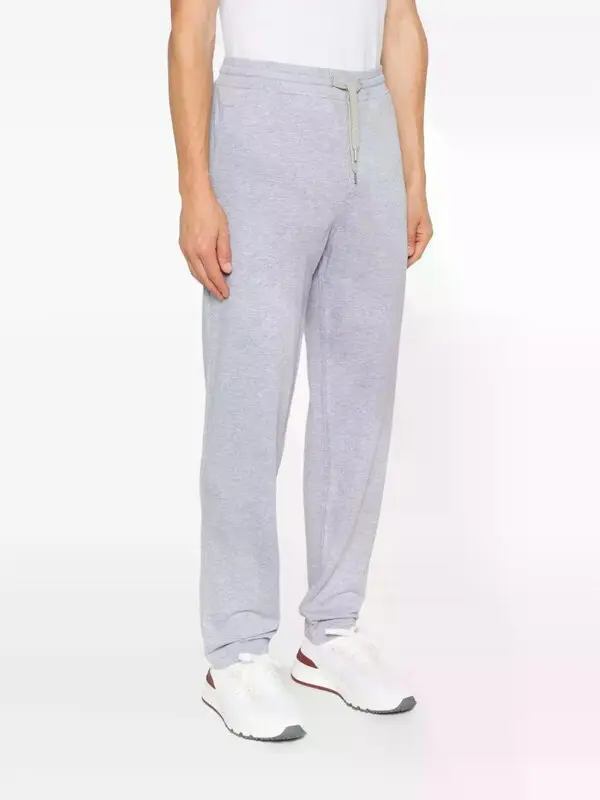 Brunello Cucinelli Drawstring Cotton Track Pants