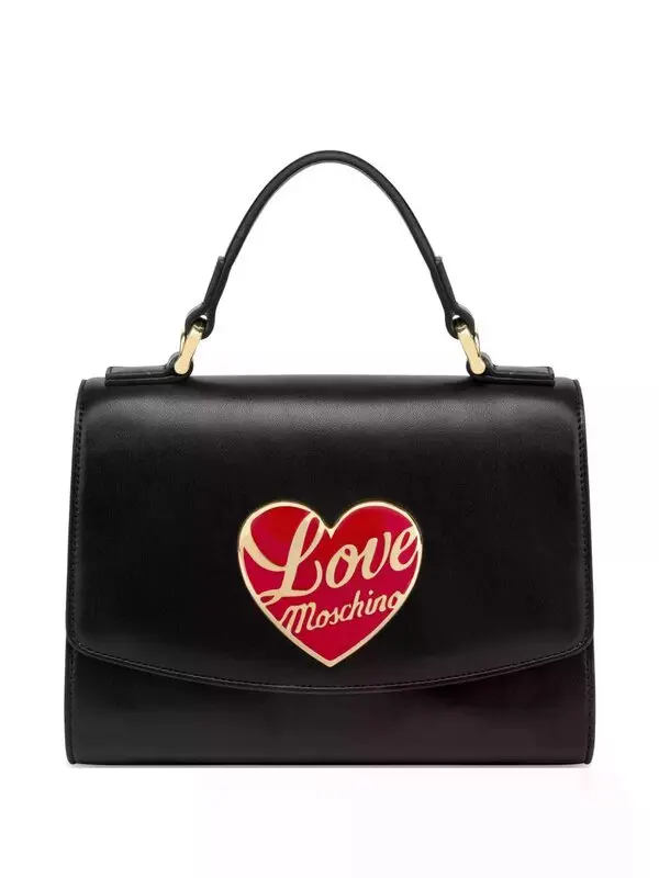 Moschino Heart-appliqué Tote Bag - Black