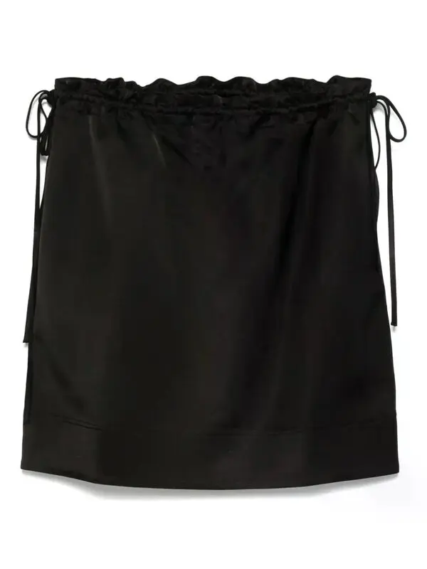 TOTEME Drawstring Mini Skirt