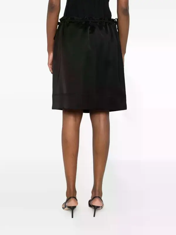 TOTEME Drawstring Mini Skirt