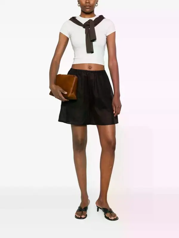TOTEME Elasticated Ramie Shorts