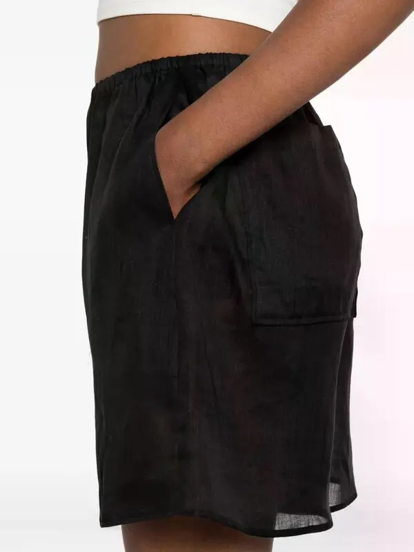 TOTEME Elasticated Ramie Shorts