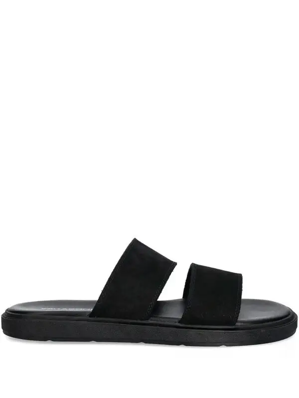 VAGABOND SHOEMAKERS Double-strap Slide Sandals - Black