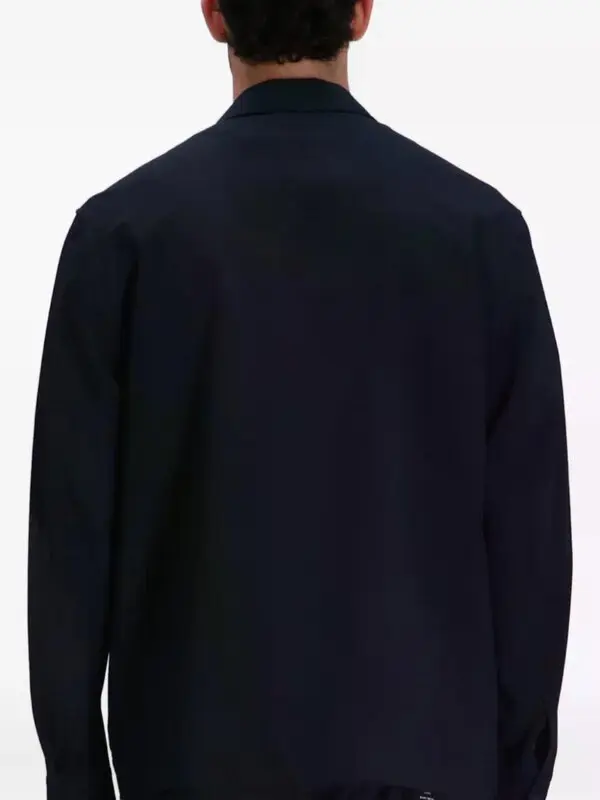 BOSS Notched-collar Button-up Jacket