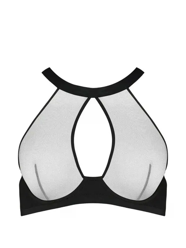 MAISON CLOSE Pure Tentation Plunge Bra - Black