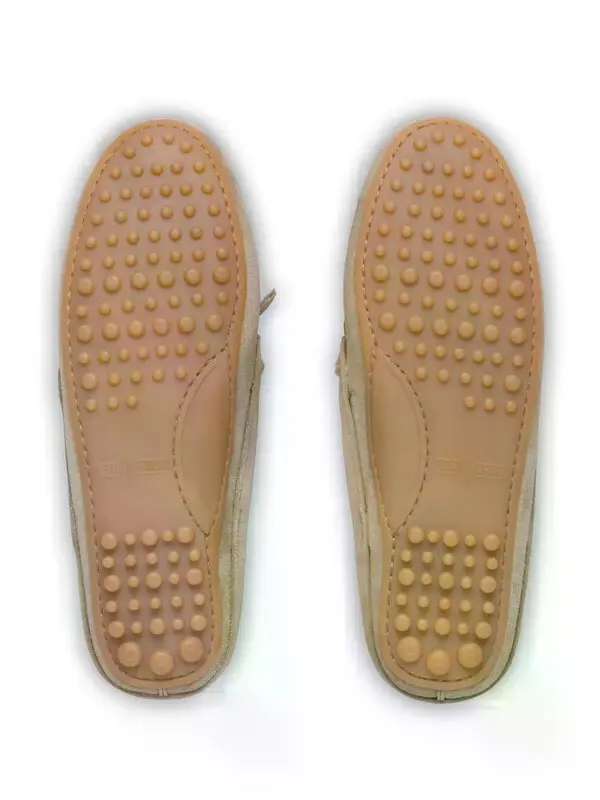 Car Shoe Almond-toe Suede Driving Slippers